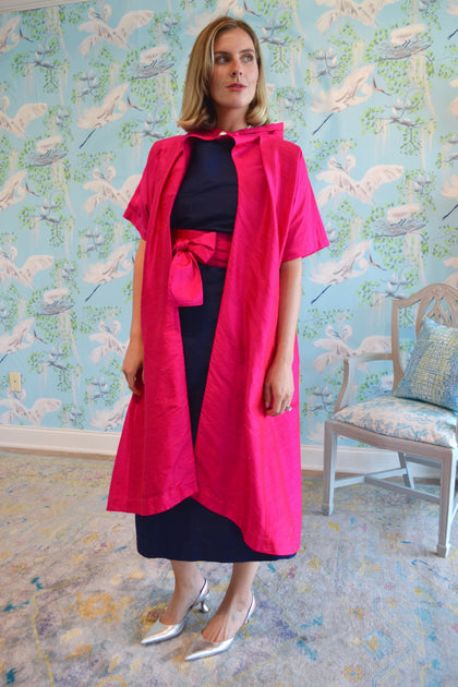 Opera Cloak in Silk Dupioni- 7 Colors – Susan Albright